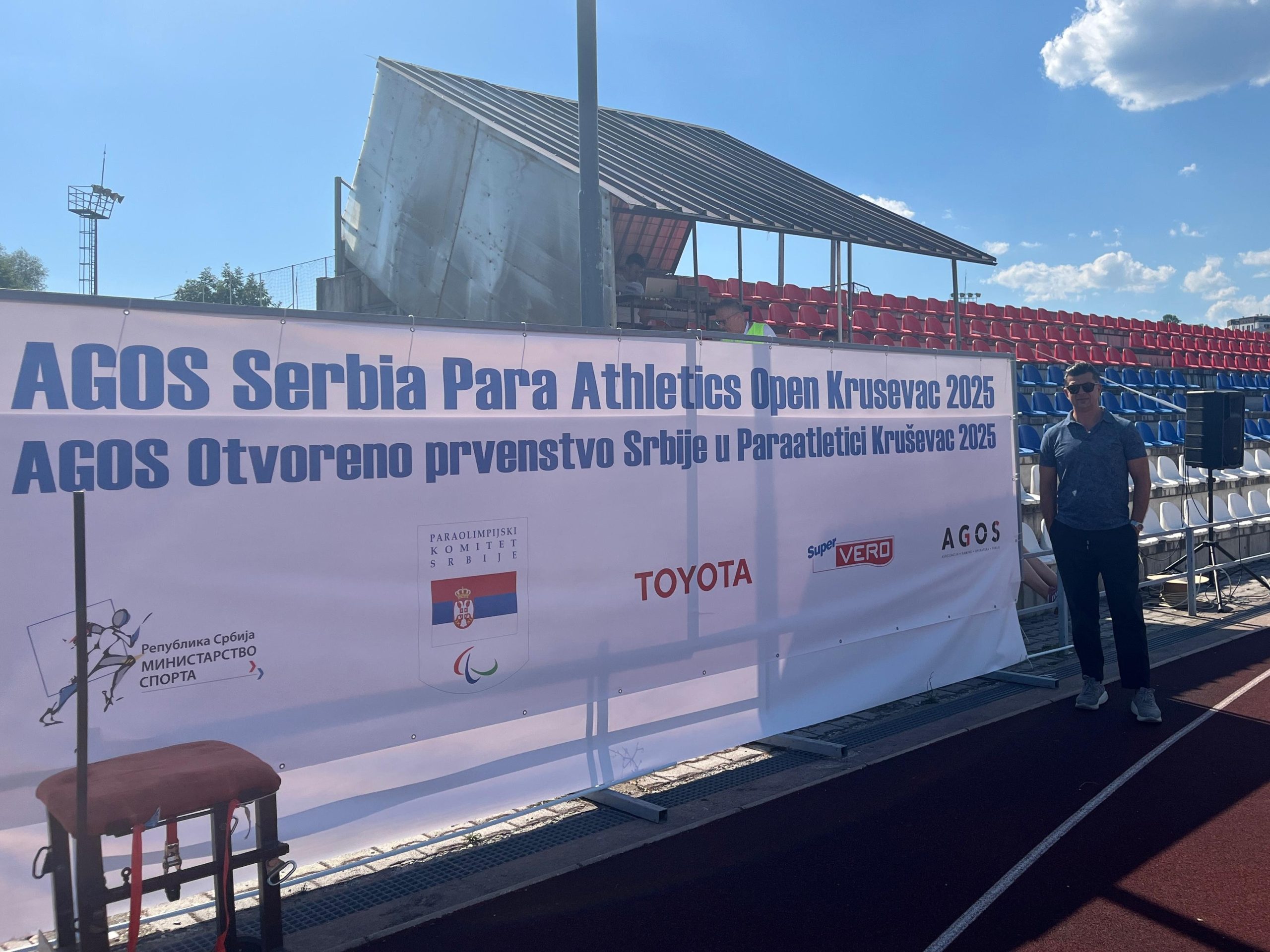 AGOS na otvaranju AGOS Serbia Para Athletics Open Kruševac 2025 - AGOS